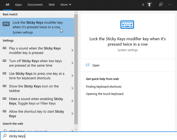 Sticky Keys چیست و چه کاربردی داشته و چگونه می‌توان آن را غیرفعال کرد؟